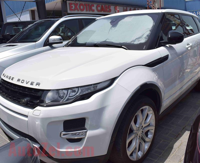 RANGE ROVER EVOQUE- 2015- WHITE- GCC :: AutoZel.com | Buy...