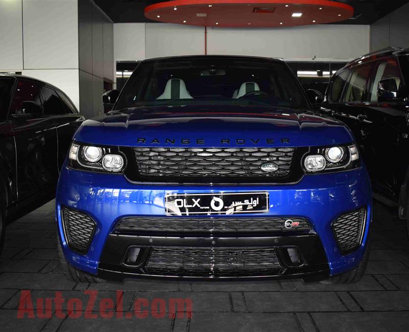 RANGE ROVER SVR- 2017- 5 000 KM- BLUE- GERMAN SPECS