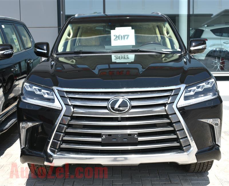 lexus lx 570 model 2017 - black - zero km - v8 - gcc