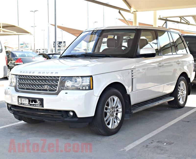 RANGE ROVER HSE, V8- 2010- WHITE- 184 000 KM- GCC