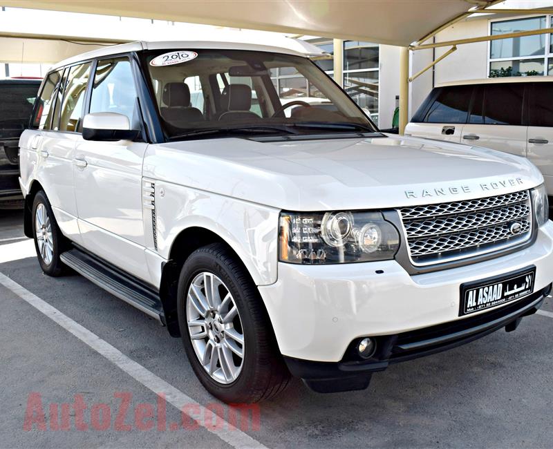 RANGE ROVER HSE, V8- 2010- WHITE- 184 000 KM- GCC