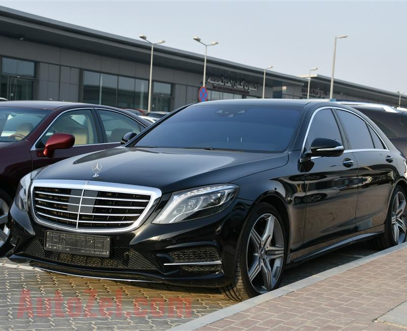 mercedes s500 model 2014 - black - 157,000 km - v8 - gcc ...