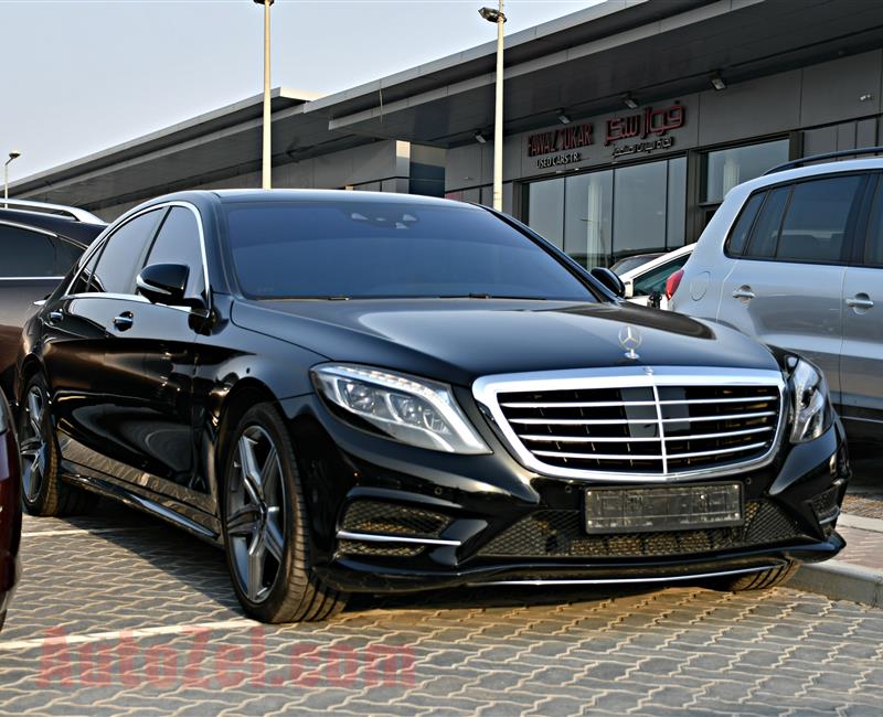 mercedes s500 model 2014 - black - 157,000 km - v8 - gcc ...