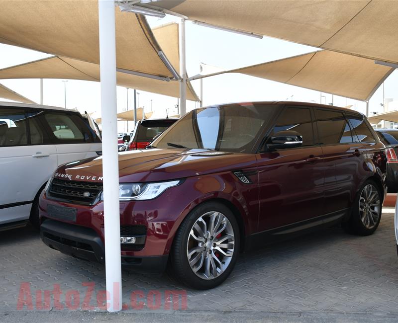 RANGE ROVER SPORT AUTOBIOGRAPHY- 2016- MAROON- 83 000 KM-...