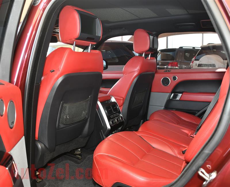 RANGE ROVER SPORT AUTOBIOGRAPHY- 2016- MAROON- 83 000 KM-...