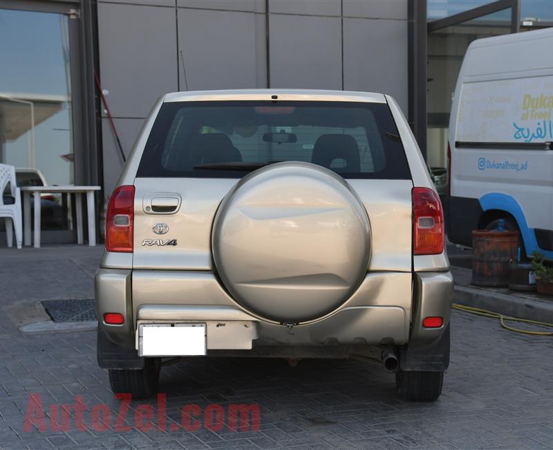 TOYOTA RAV4- 2002- GOLD- 275 000 KM- GCC SPECS