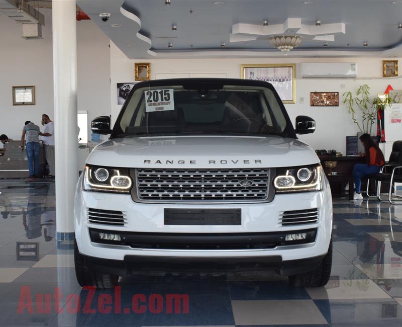 RANGE ROVER AUTOBIOGRAPHY- 2015- WHITE- 132 000 KM- GCC