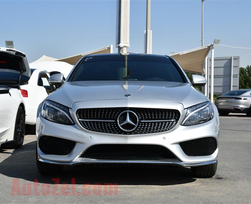 MERCEDES-BENZ C300- 2015- SILVER- 59 000 MILES- AMERICAN...