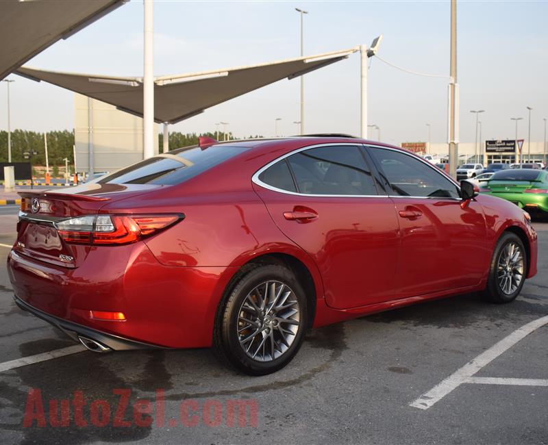 LEXUS ES350- 2018- RED- 6 000 MILES- AMERICAN SPECS