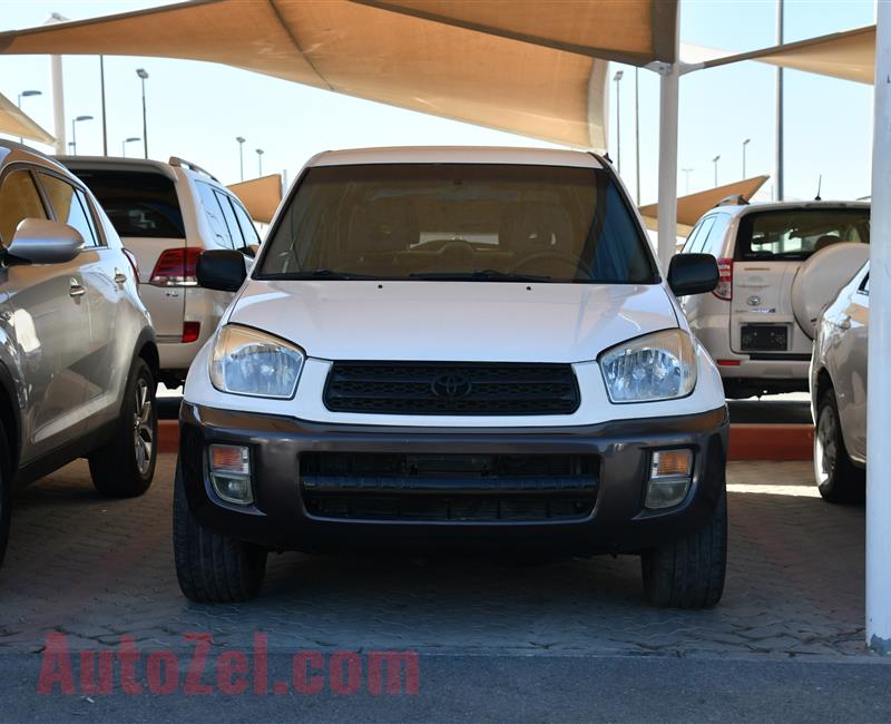 TOYOTA RAV 4- 2001- WHITE- 277 000 KM- JAPANESE SPECS