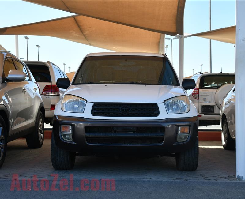 TOYOTA RAV 4- 2001- WHITE- 277 000 KM- JAPANESE SPECS