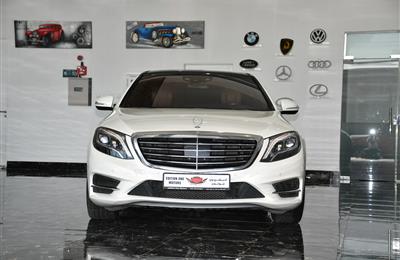 mercedes benz s500 model 2015 - white - 120,000 km - v8