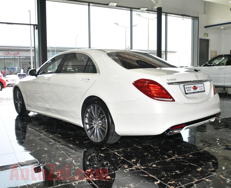 mercedes benz s500 model 2015 - white - 120,000 km - v8