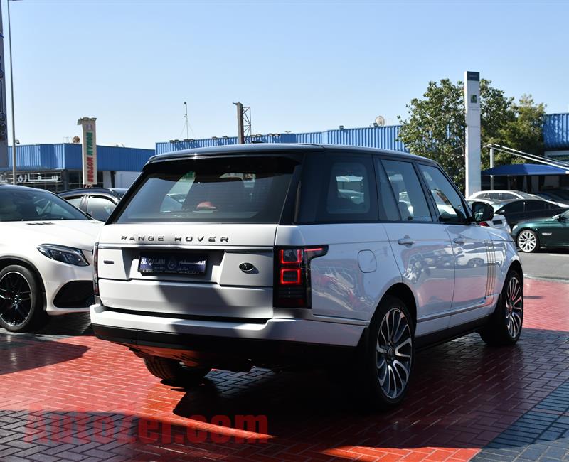 RANGE ROVER AUTOBIOGRAPHY- 2015- WHITE- 97 000 KM- GCC...