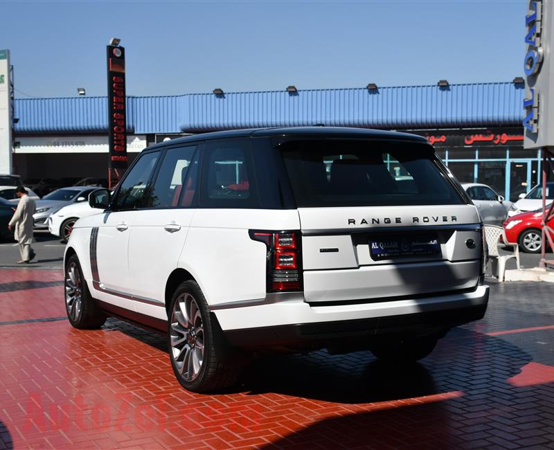 RANGE ROVER AUTOBIOGRAPHY- 2015- WHITE- 97 000 KM- GCC...