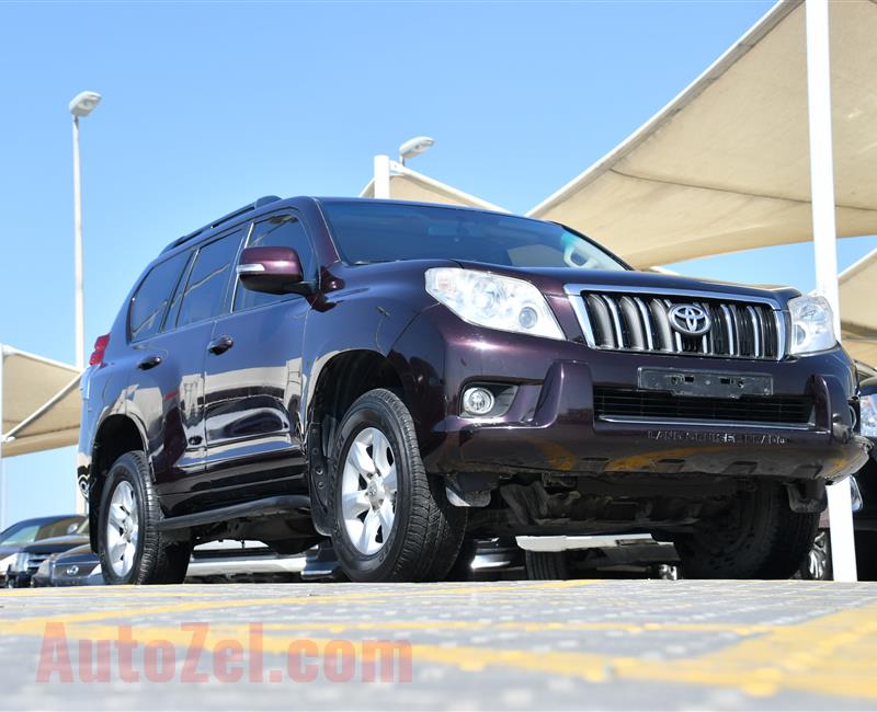 TOYOTA PRADO TXL- 2012- MAROON- 321 000 KM- GCC SPECS