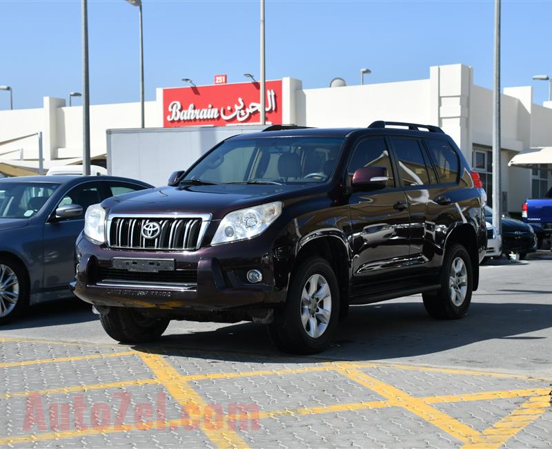 TOYOTA PRADO TXL- 2012- MAROON- 321 000 KM- GCC SPECS