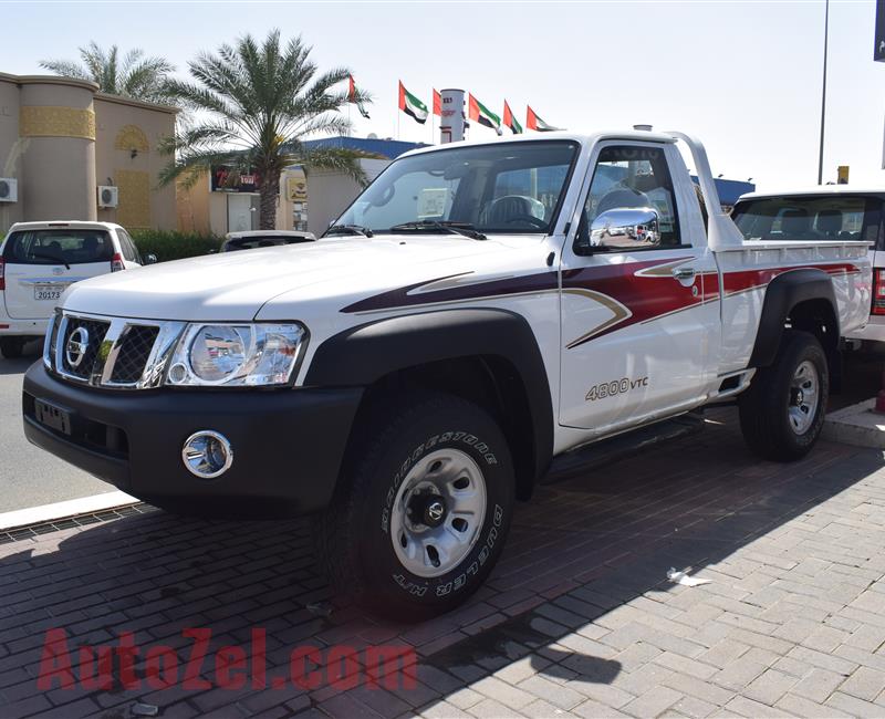 BRAND NEW NISSAN PATROL PICK-UP - 2019- WHITE- GCC SPECS...
